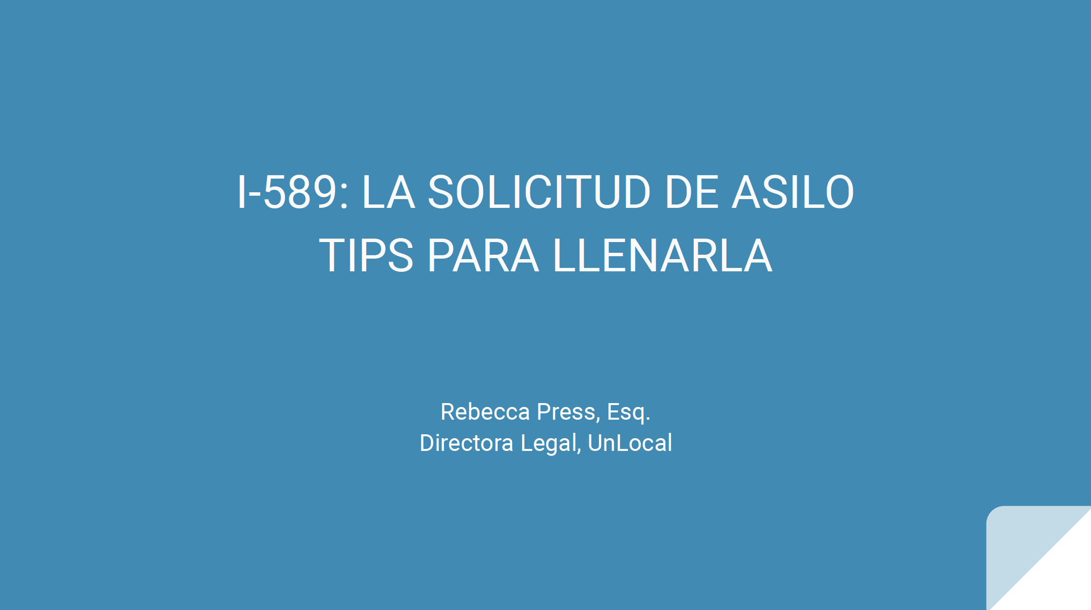 I 589 La Solicitud De Asilo Tips Para Llenarla Unlocal I 589 La Solicitud De Asilo Tips Para Llenarla Unlocal