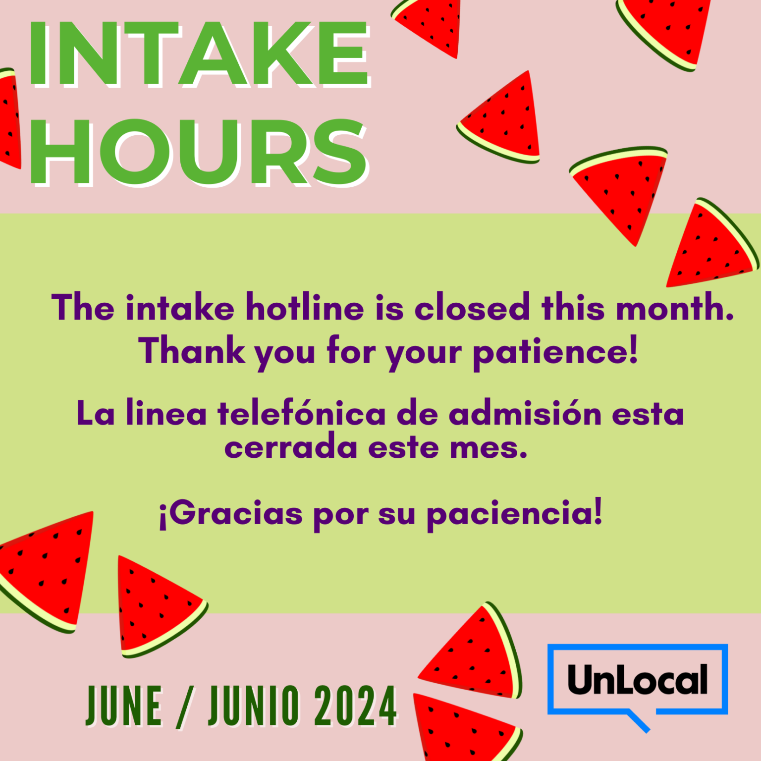 June Intake - Unlocal